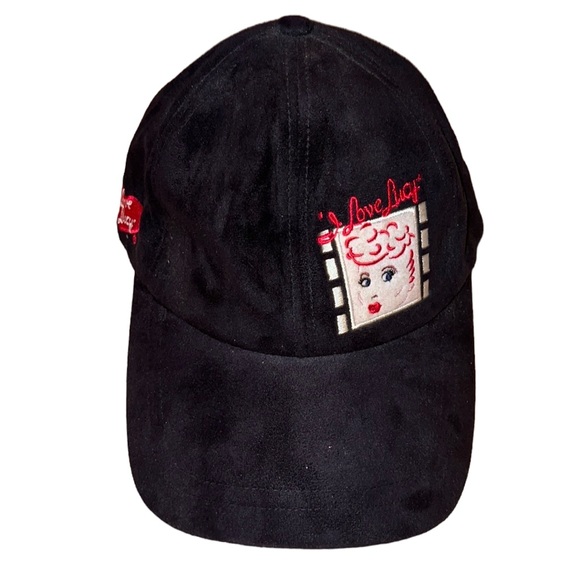 None | Accessories | Black Suede I Love Lucy Baseball Cap | Poshmark